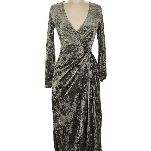 Mango | Dresses | Mango Velvet Midi Dress | Poshmark
